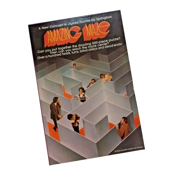 Springbok | Games | Vintage 97s Springbok Jigsaw Puzzle Amazing Maze ...